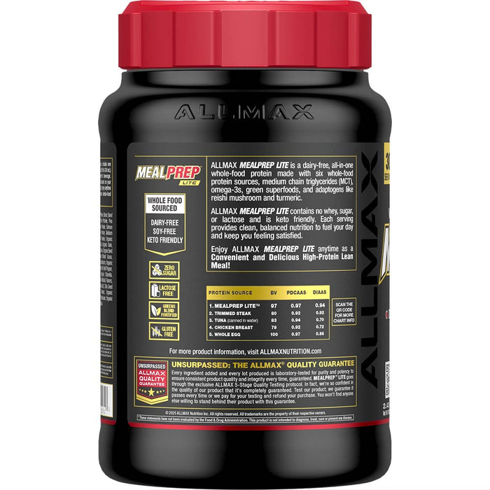 Allmax MealPrep Lite - Dairy-Free Whole-Food | Allmax Nutrition